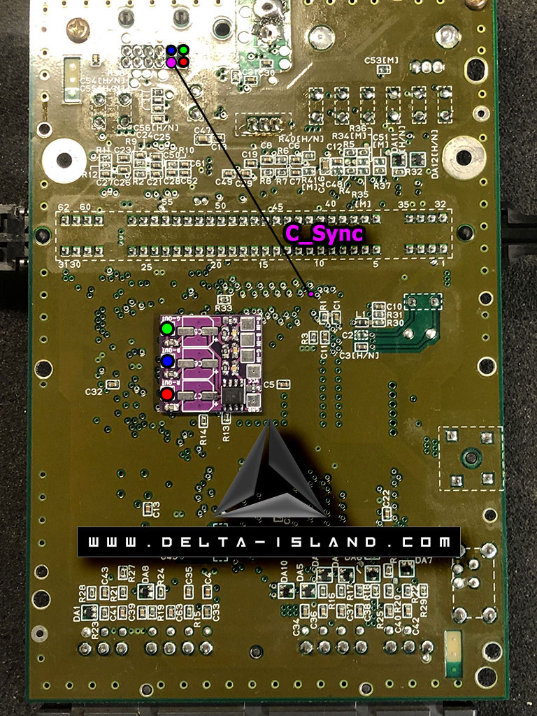 [TUTO] Mod RGB + C_Sync sur Super Nintendo / Famicom Jr - Delta Island